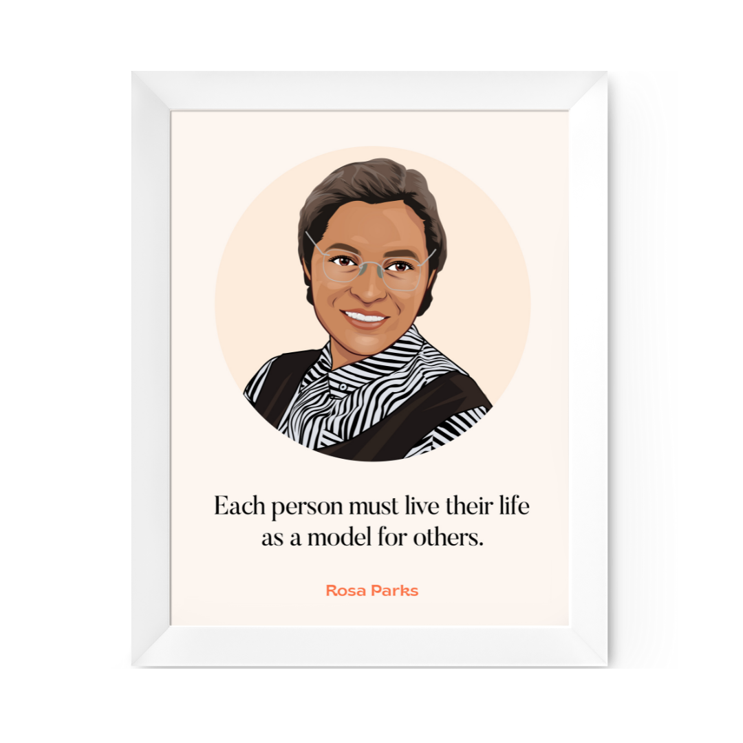 Rosa Parks Quote Print – EmpowHer Prints